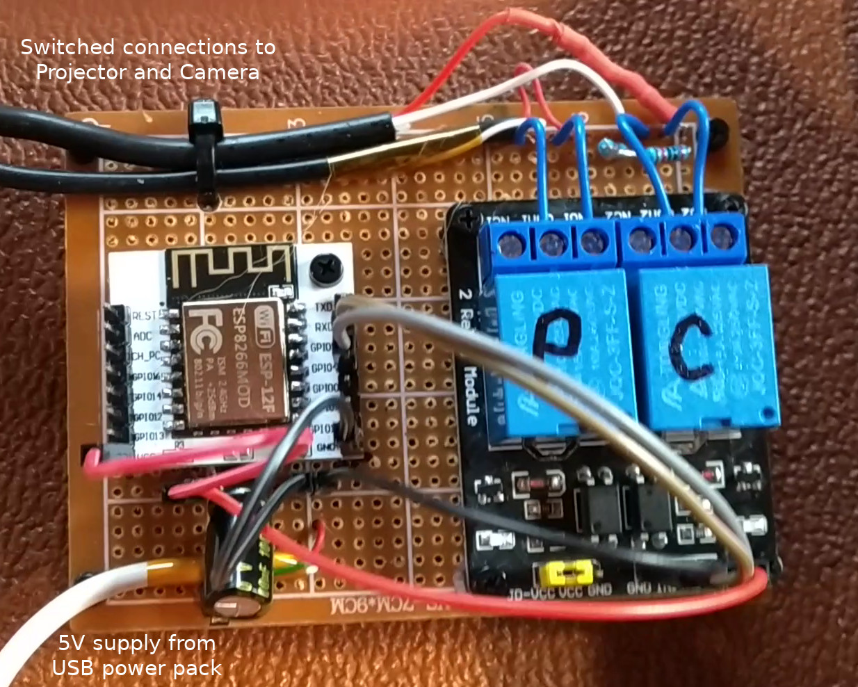 Projector control Arduino ESP8266 Sketch To Control A Slide Projector And Camera In Order To 